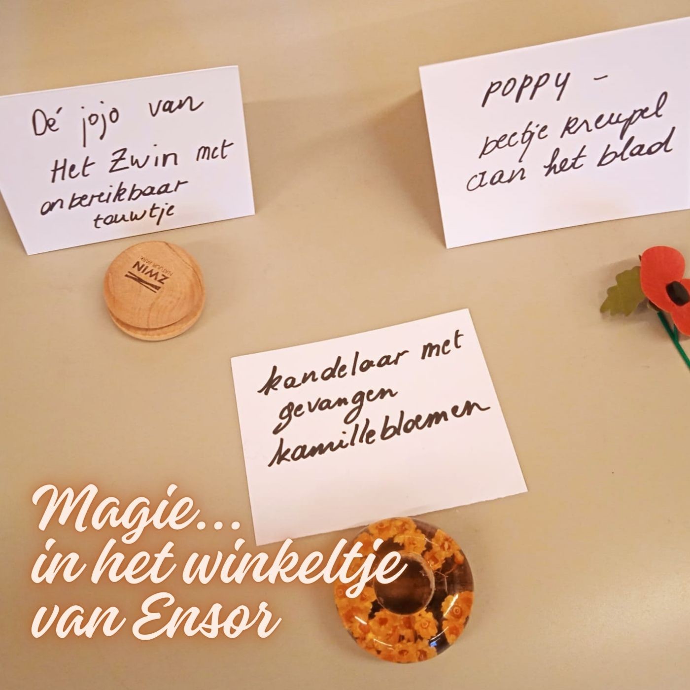 Magie... in het winkeltje van Ensor!