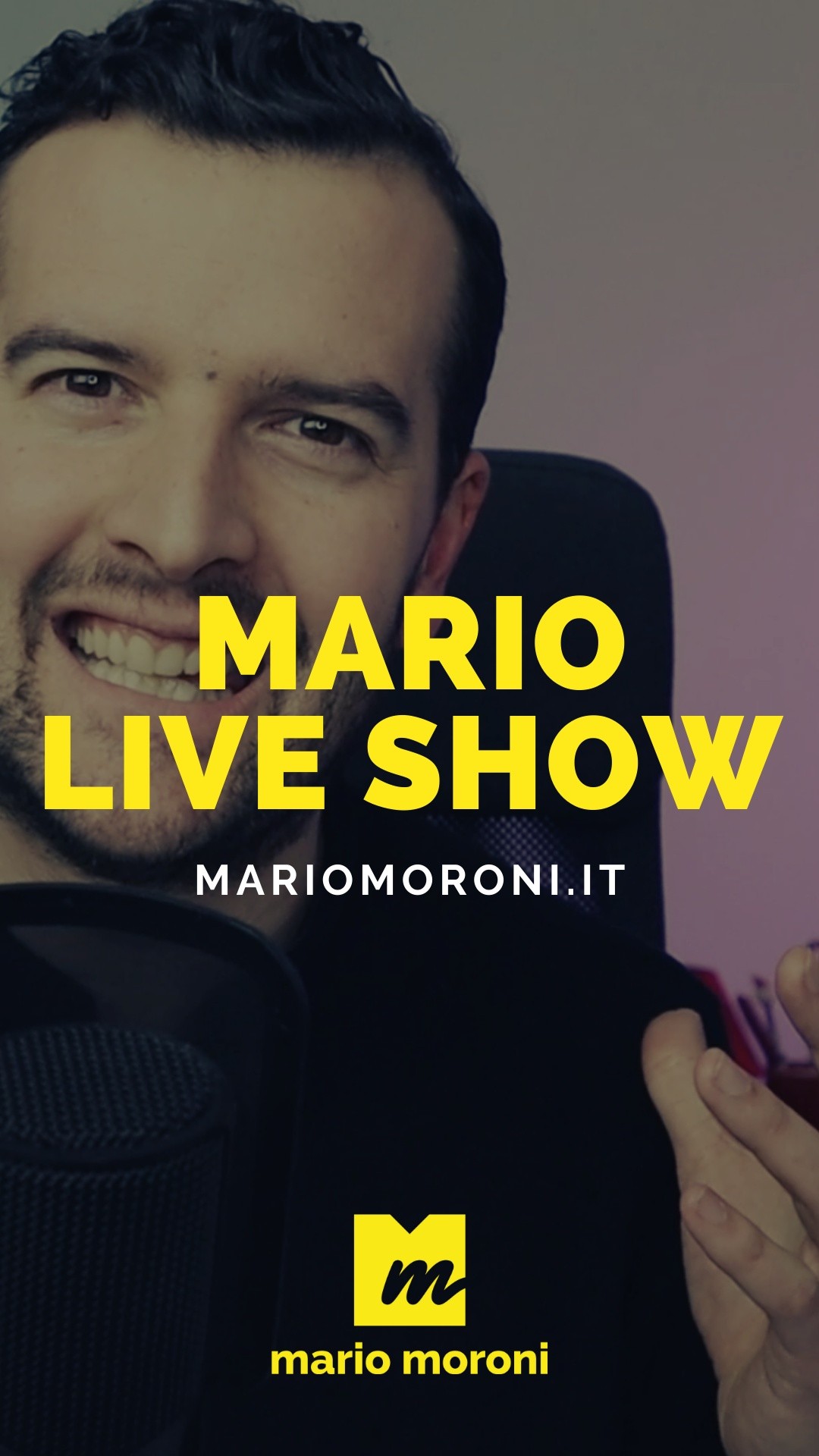 Il Mario Live Show vi aspetta ogni venerdì alle 17.
