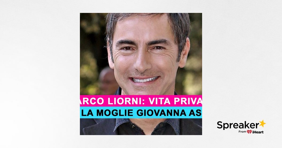 Marco Liorni: Chi E' La Moglie Giovanna Astolfi!