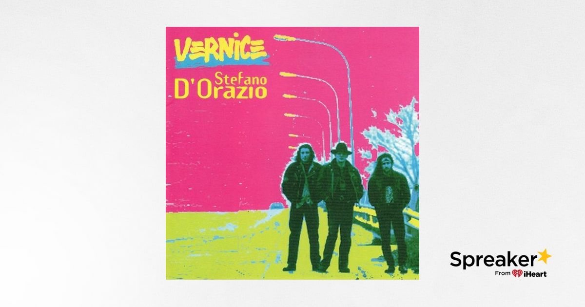 Parliamo della rock band Vernice e del suo frontman Stefano D'Orazio ...