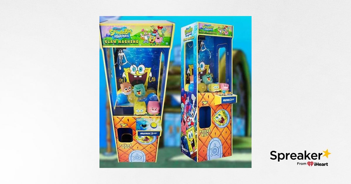 Spongebob Squarepants Claw Machine From Arcade1up Now Available To Preorder