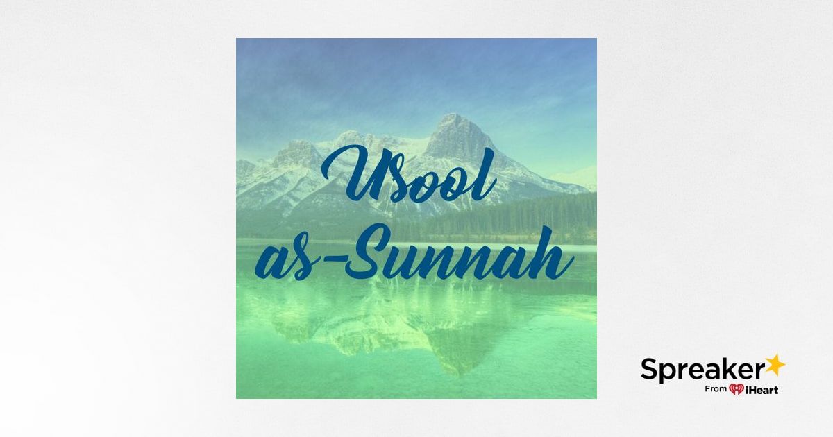 Usool as Sunnah