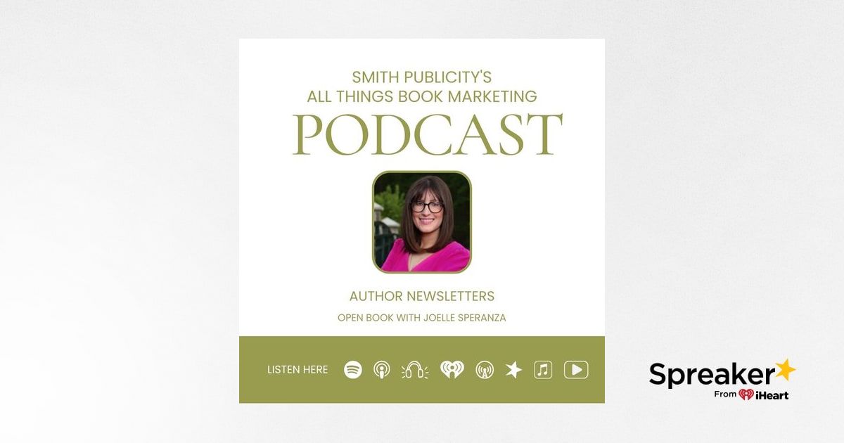 Author Newsletters: Open Book with Joelle Speranza