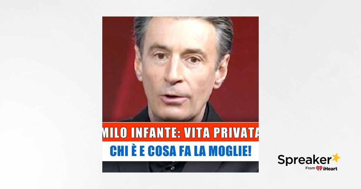 Milo Infante, Vita Privata: Chi E' E Cosa Fa La Moglie!