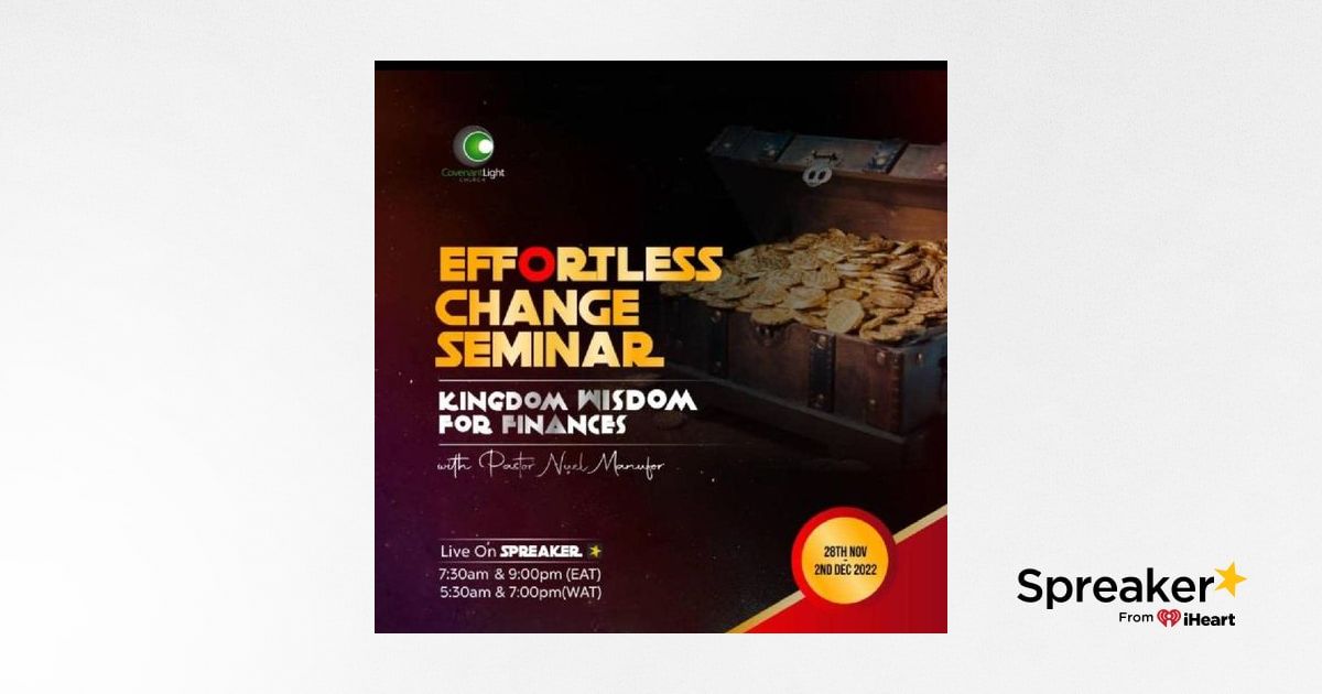 Effortless Change Seminar: Why You Spend More, Give Less And Save ...