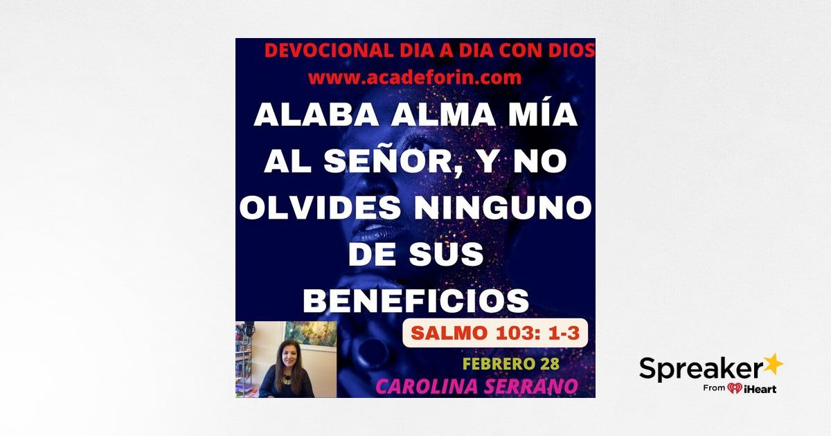 ALABA ALMA MÍA AL SEÑOR