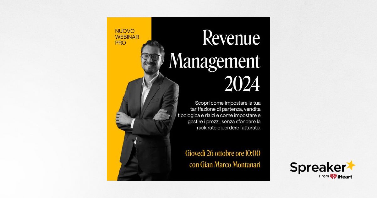 Revenue 2024 con Gian Marco Montanari