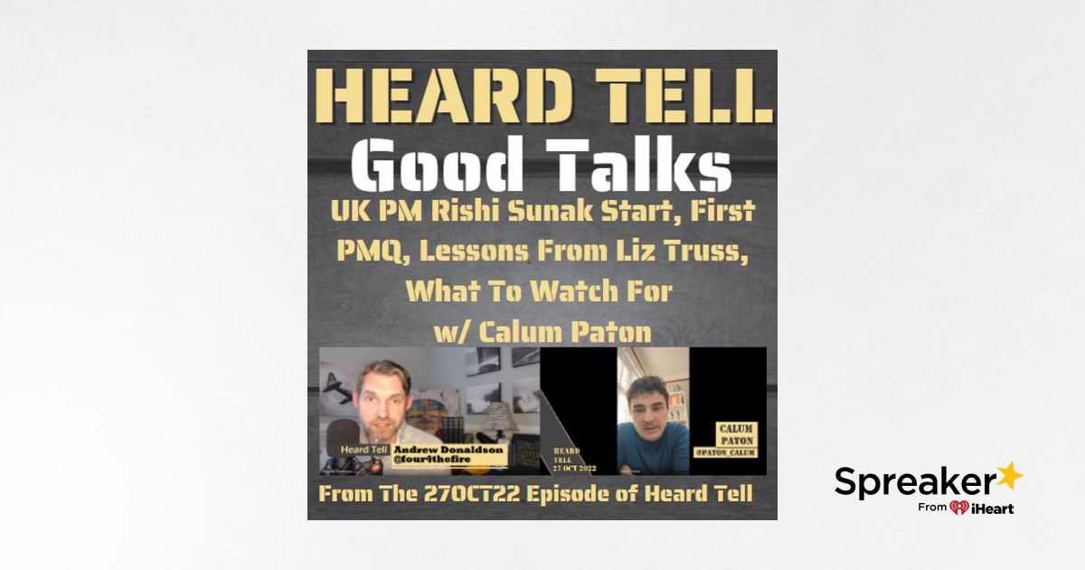 Good Talks: UK PM Rishi Sunak Start, First PMQ, Lessons From Liz Truss ...