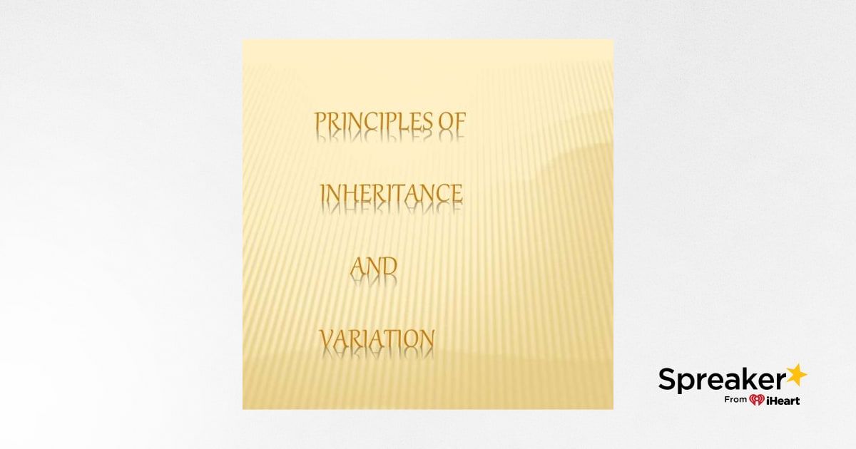 The Inheritance-(Pre-Recorded)