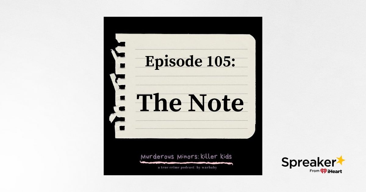 105: The Note: The Murder of Joe Geeling (Michael Hamer)