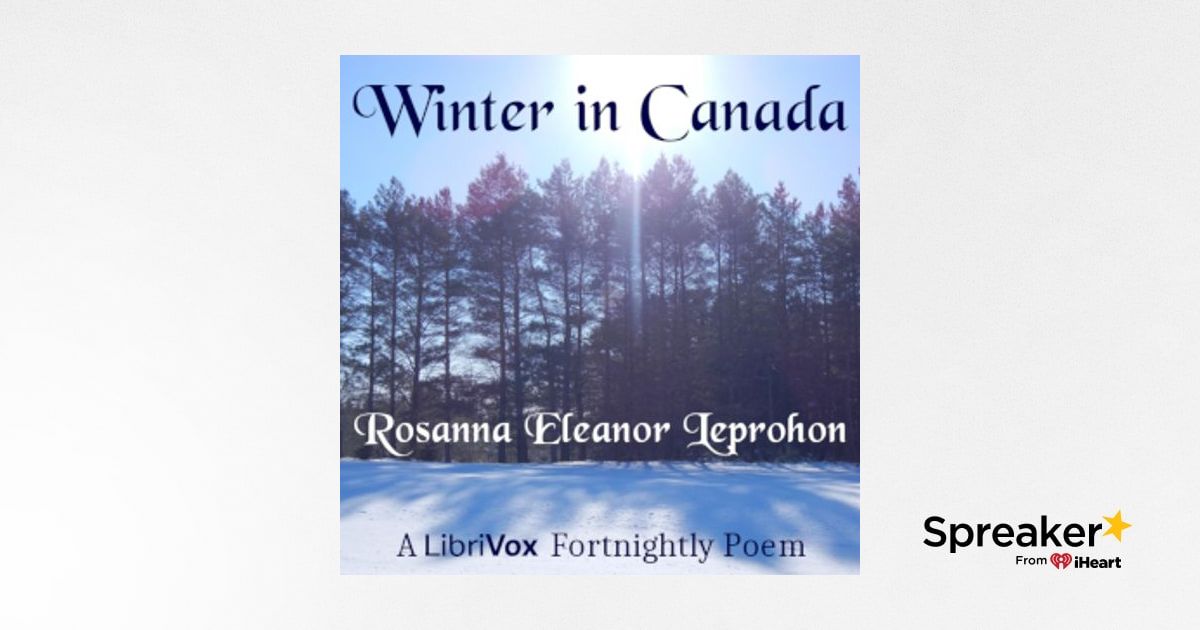 Rosanna Eleanor Leprohon -Winter In Canada