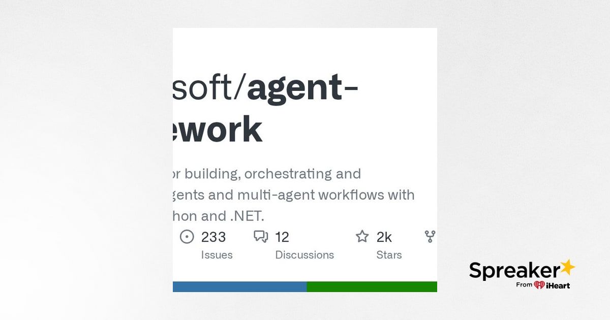 GitHub - microsoft/agent-framework: A framework for building, orchestrating and deploying AI agen...