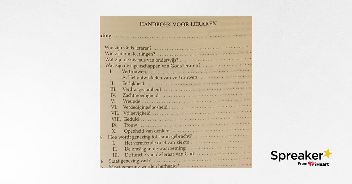 Handboek Voor Leraren