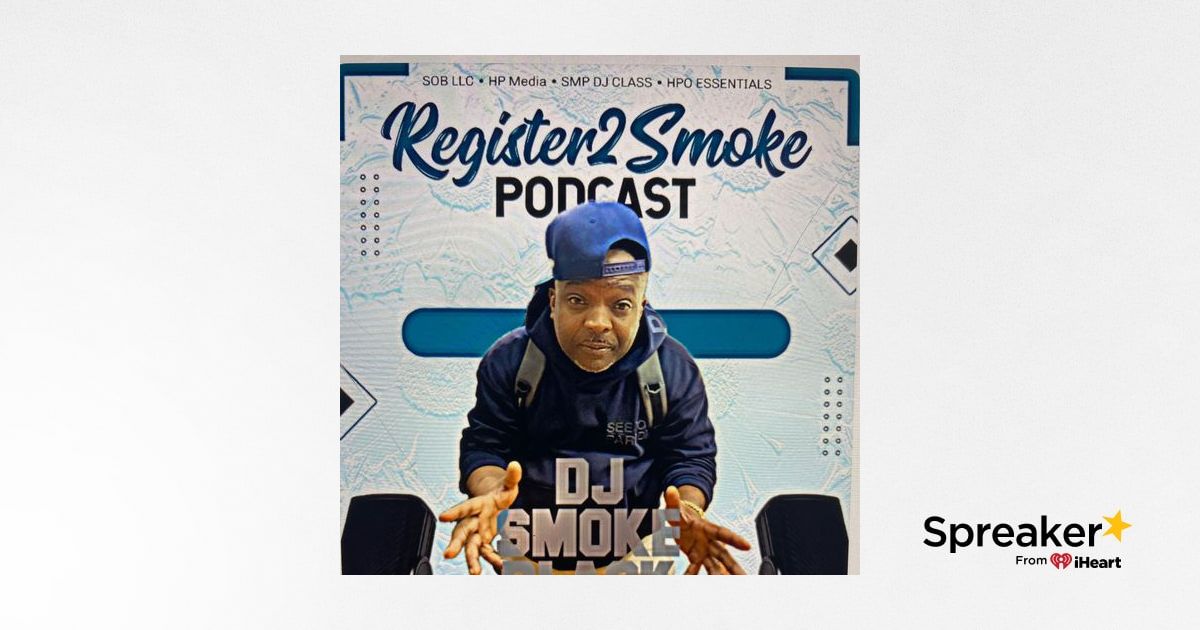 Register2Smoke DJ SMOKE BLACK