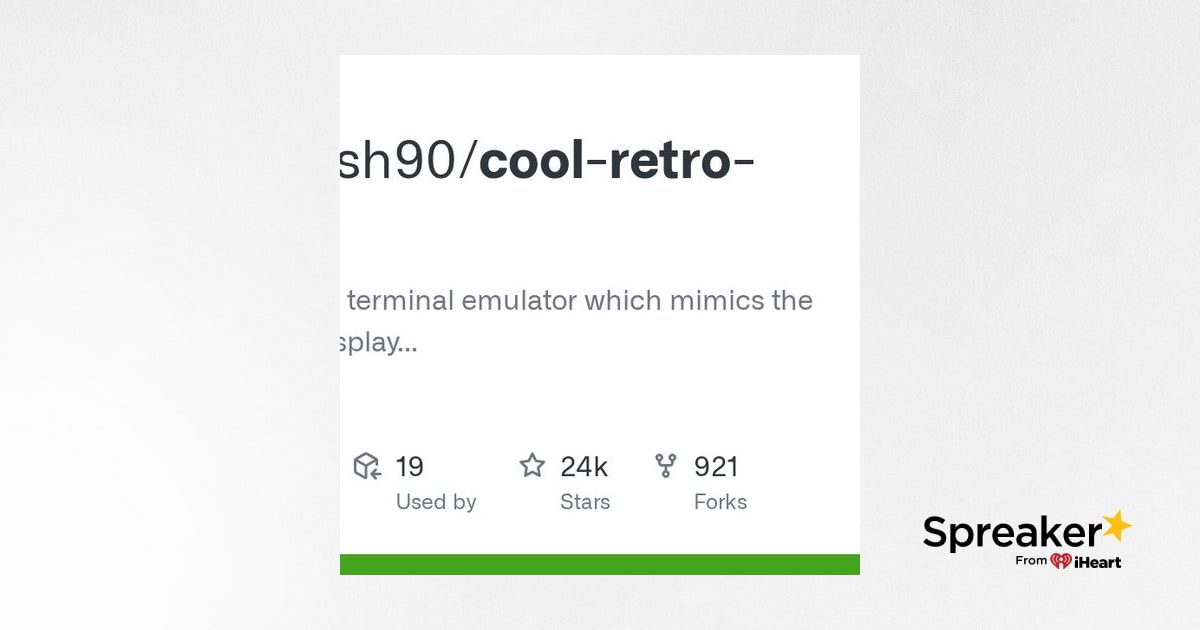 GitHub - Swordfish90/cool-retro-term: A good looking terminal emulator ...