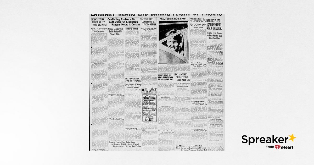 Amelia Earhart’s solo flight, the Brown’s Chicken massacre and more ...