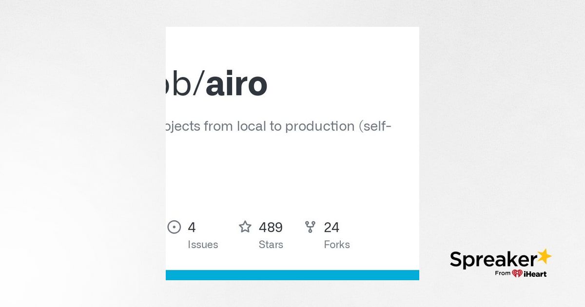 GitHub - bypirob/airo: Deploy your projects from local to production (self-hosted).