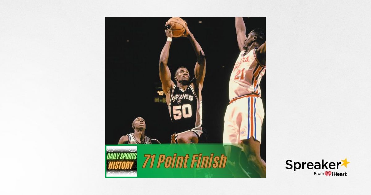 The Admiral's Ascendancy: David Robinson's 71-Point Game