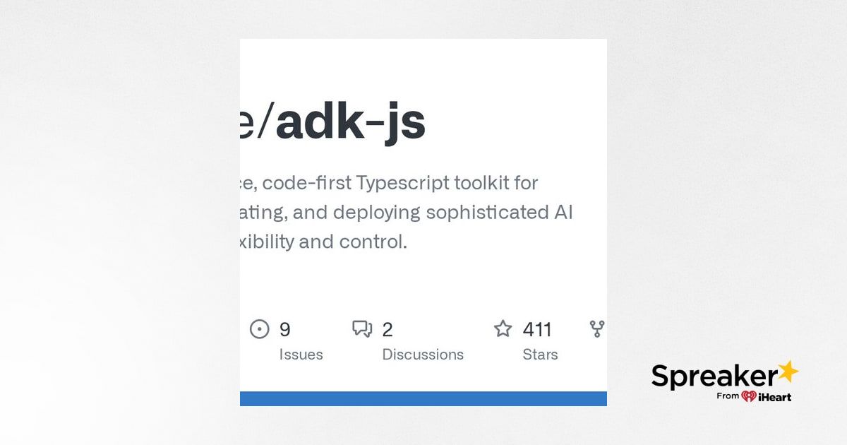 GitHub - google/adk-js: An open-source, code-first Typescript toolkit ...