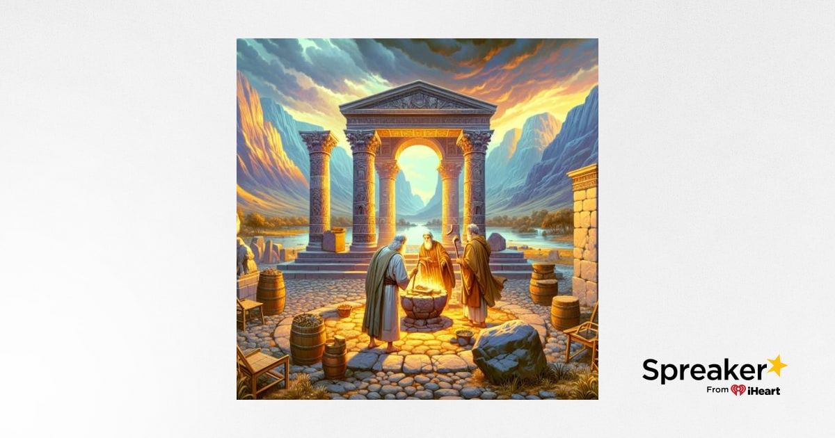 Noah Builds An Altar And Offers Sacrifice