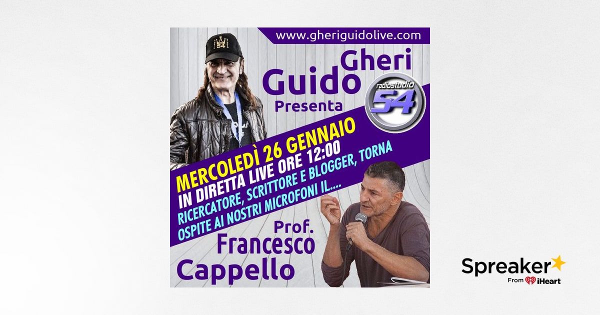 Intervista al ricercatore Francesco Cappello - 26 Gennaio 2022