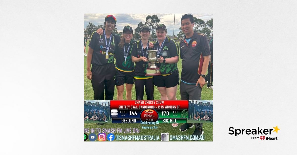 SSS15THYR: Box Hill CC PCV25 Women's Premier 1sts Premiership Post Game ...