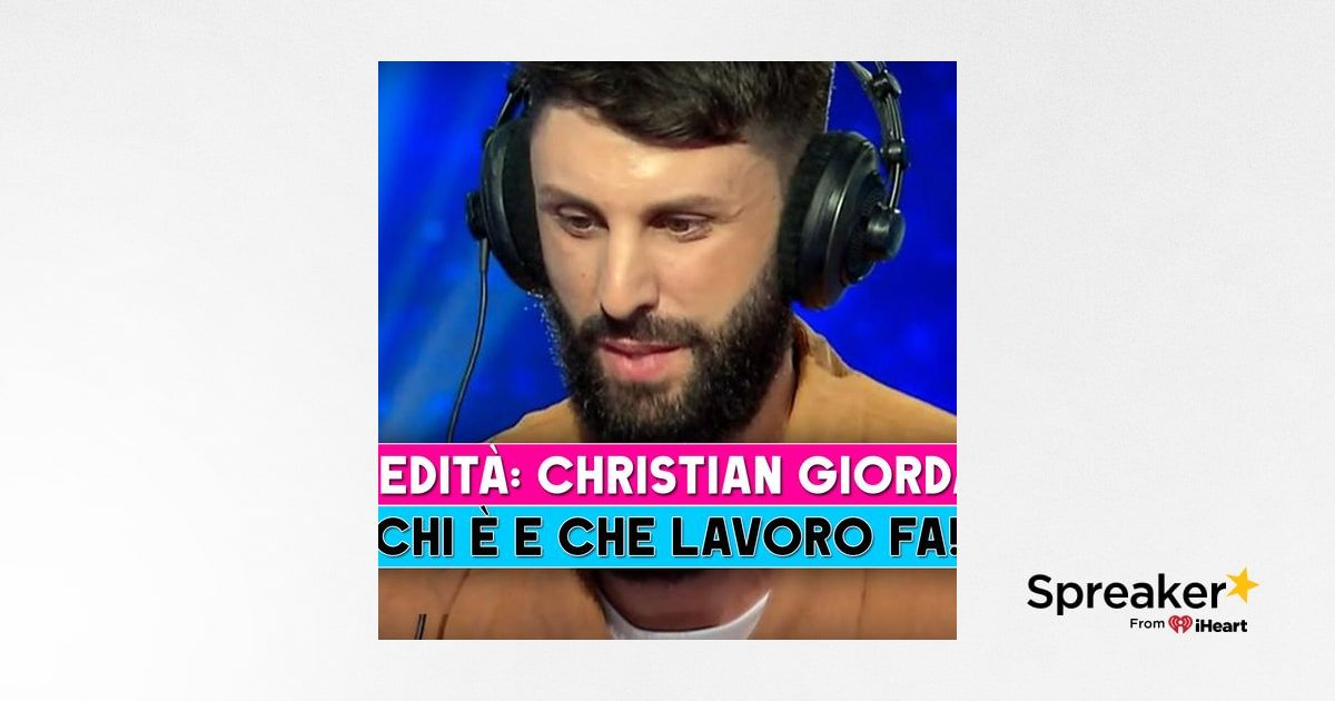 L'Eredità, Christian Giordano: Chi E' E Che Lavoro Fa!