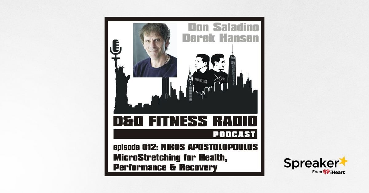 D&D Fitness Radio Podcast - Episode 012 - Nikos Apostolopoulos ...