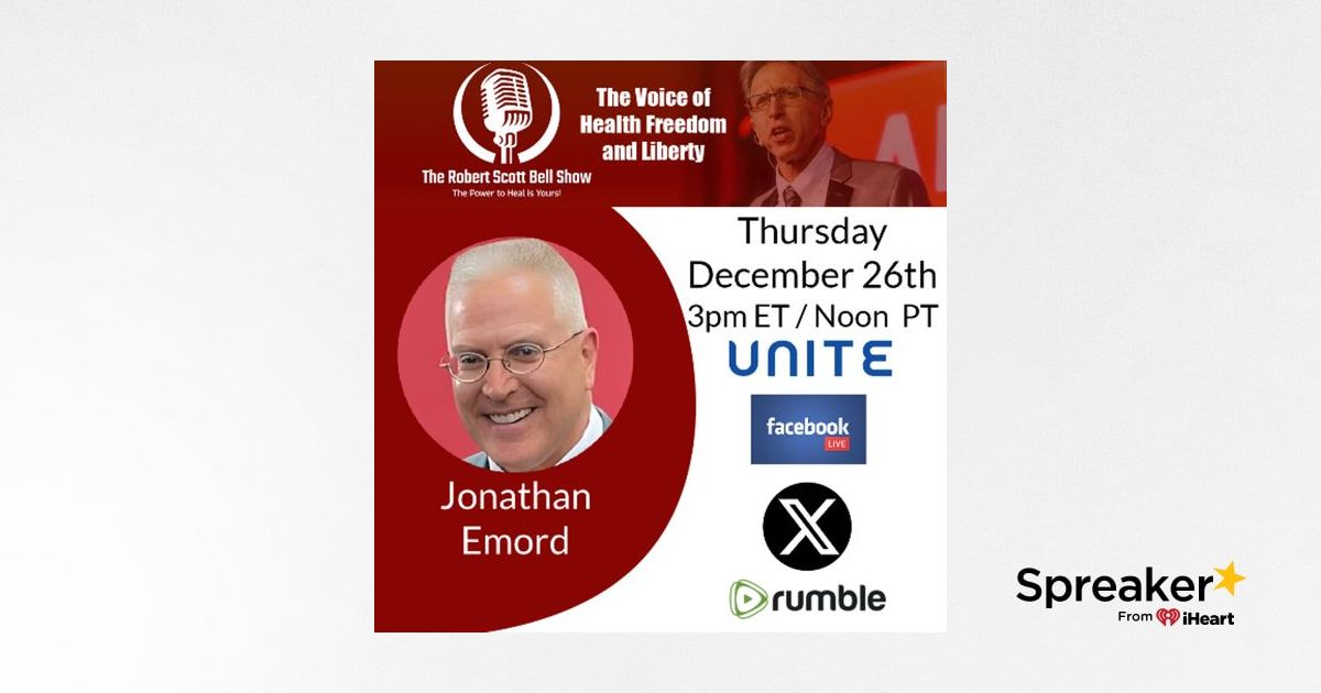 Jonathan Emord, Trump’s Christmas Message, A Time of Hope, Raw Milk ...