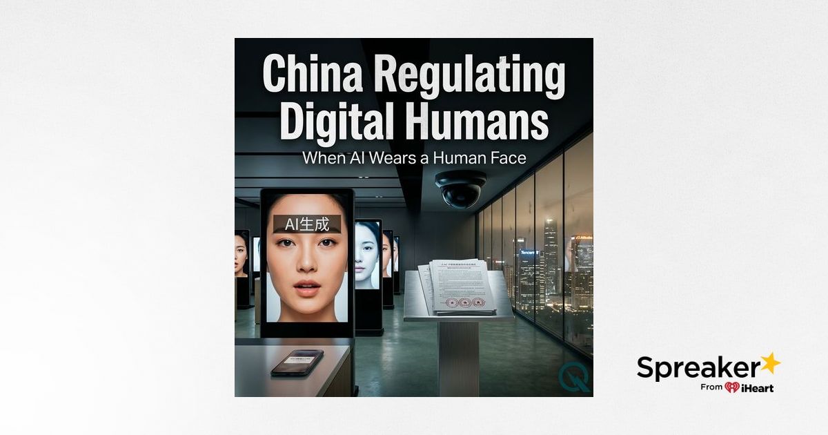 China Regulating Digital Humans