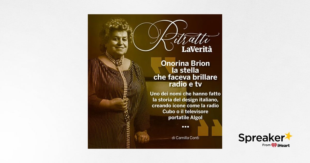 Onorina Brion, la stella che faceva brillare radio e tv