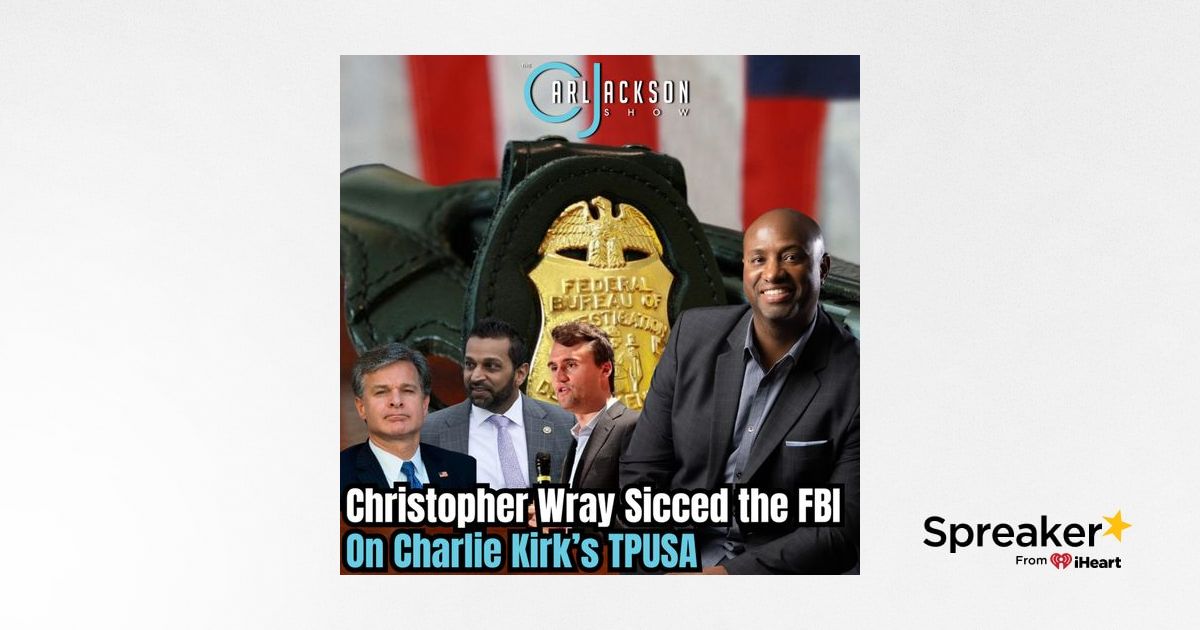 Christopher Wray Sicced the FBI On Charlie Kirk’s TPUSA