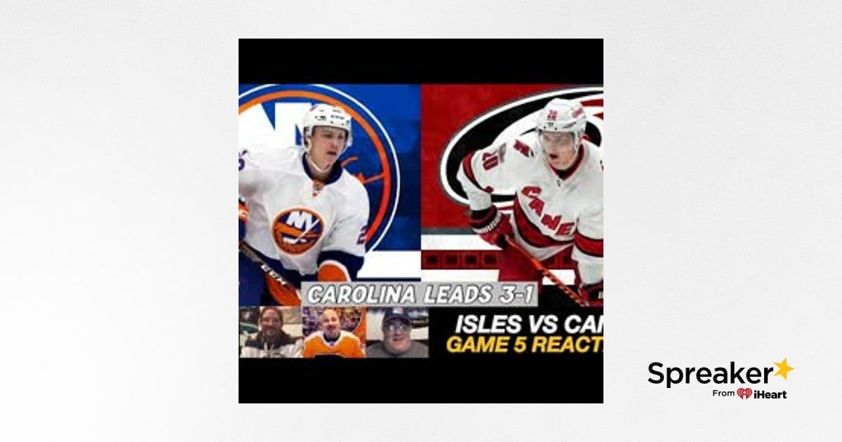Islanders vs Hurricanes GAME 5 LIVESTREAM REACTIONS | New York ...