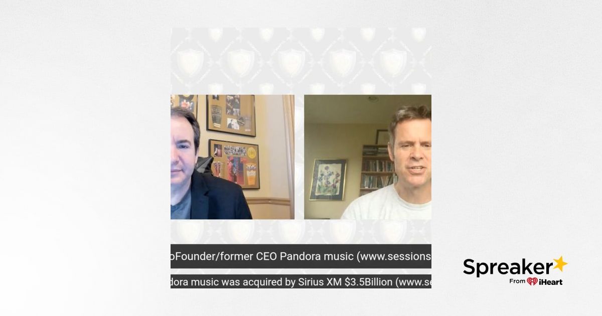 Tim Westergren CoFounder and former CEO of Pandora (sold to SiriusXM ...