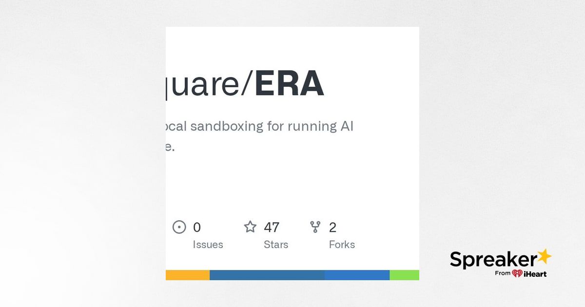 GitHub - BinSquare/ERA: Open source local sandboxing for running AI generated code.