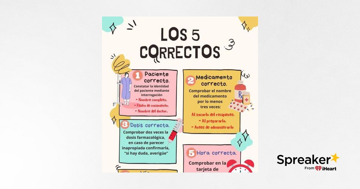 5 Correctos En La Administración De Medicamentos