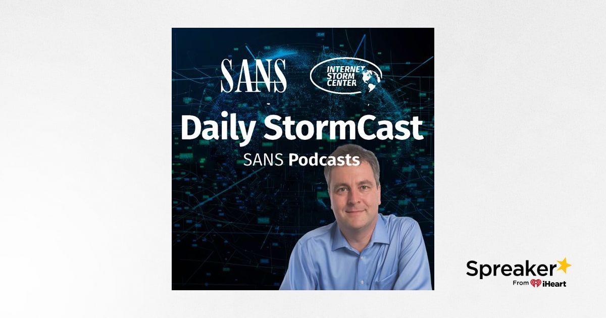 SANS Stormcast Thursday, October 9th, 2025: Polymorphic Python; ssh ...