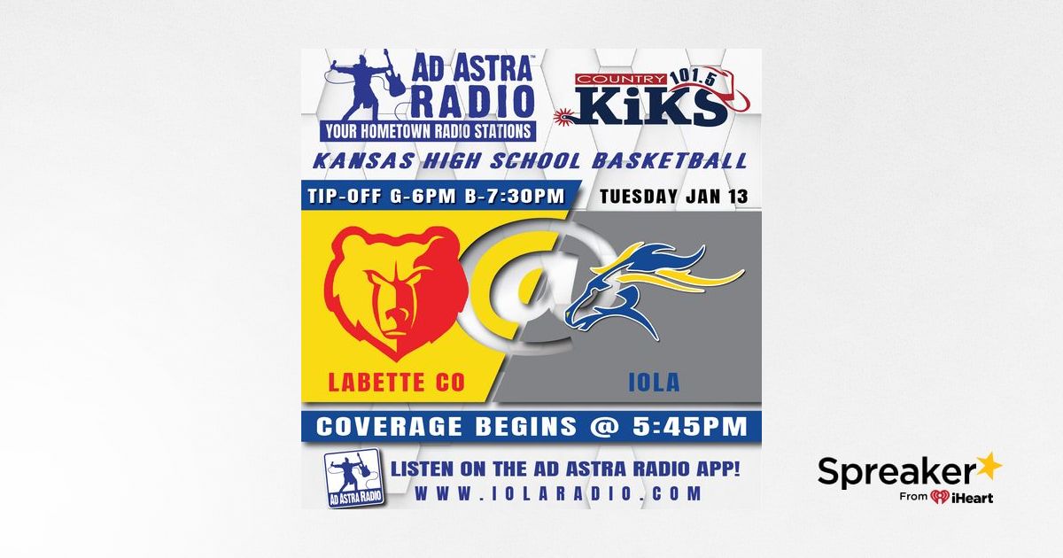 Labette County Grizzlies at Iola Mustangs High School Basketball ...