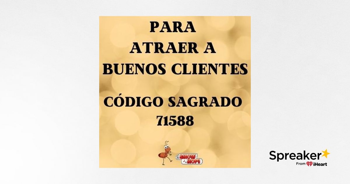 Código Sagrado 71588 Para Atraer A Buenos Clientes