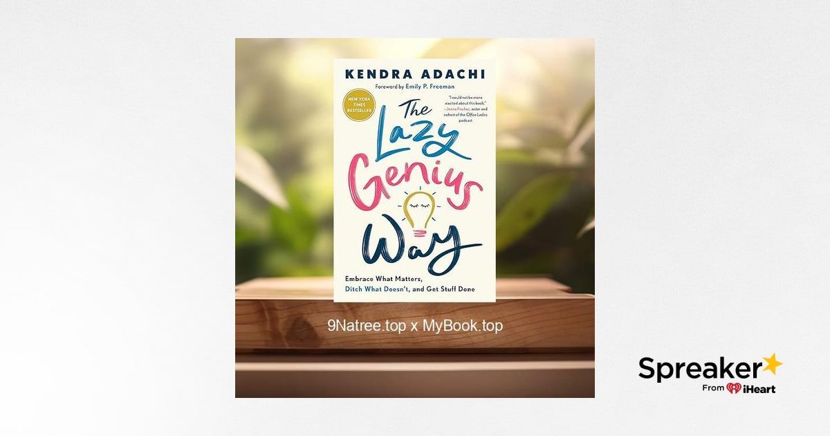 [Review] The Lazy Genius Way: Embrace What Matters, Ditch What Doesn't ...