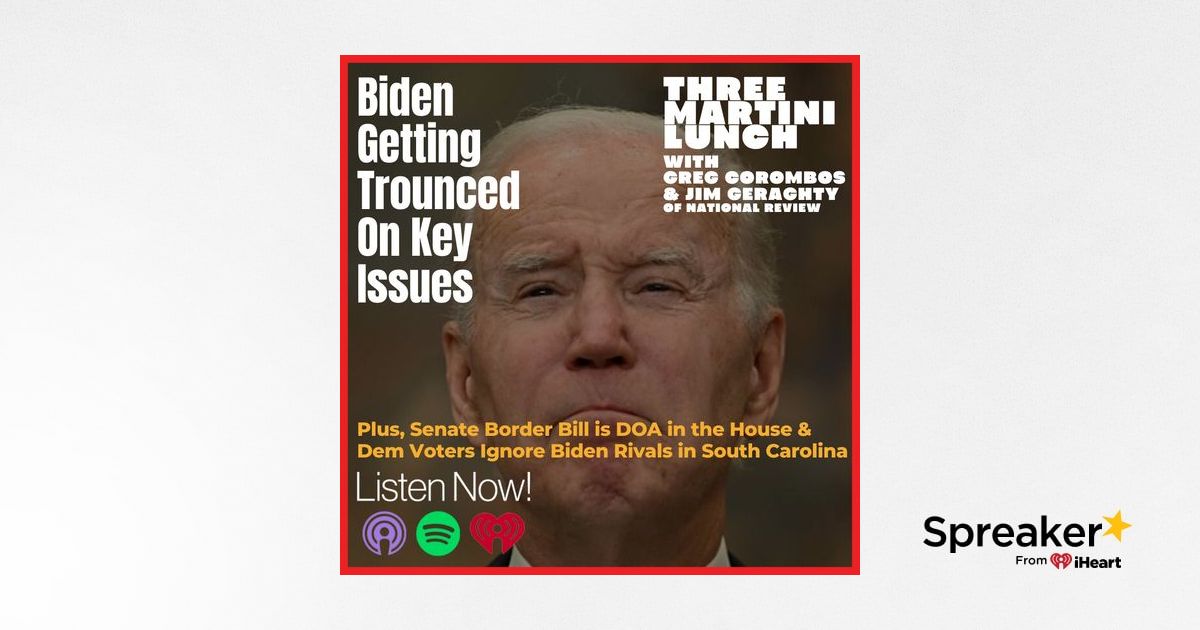 Biden Trounced on Key Issues, Horrible Border Bill, Dem Voters Ignore ...