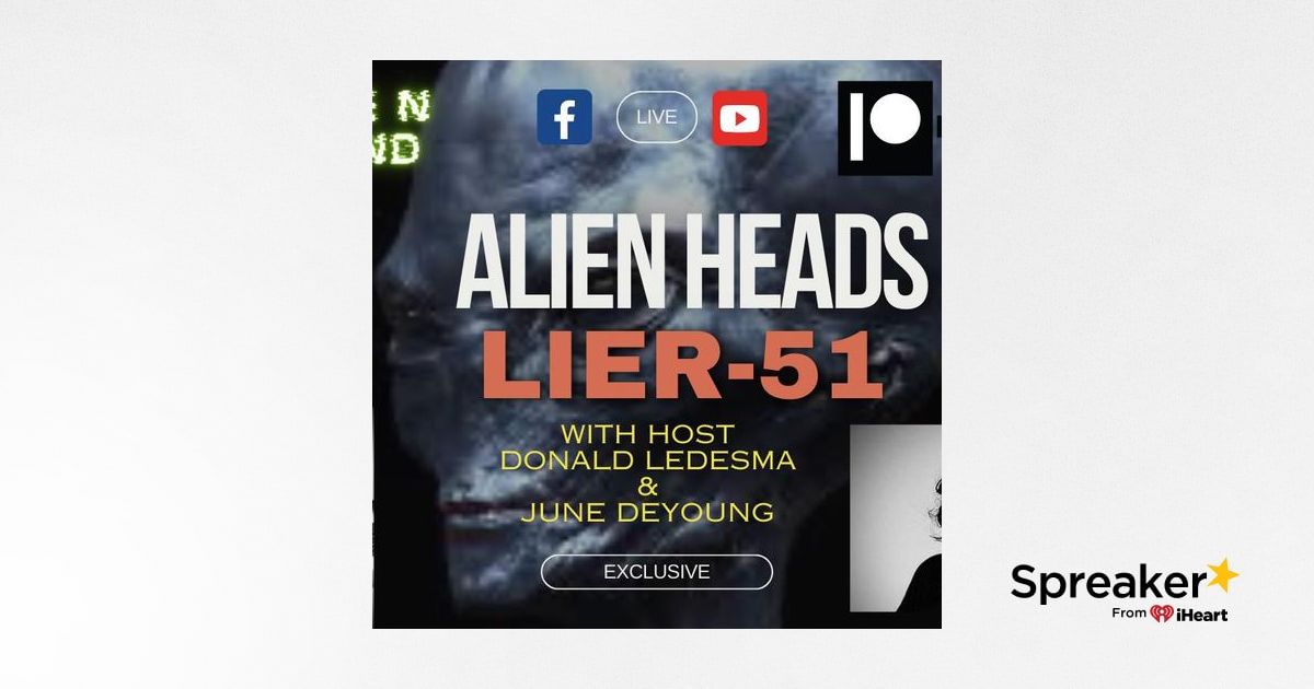 #142-ALIEN HEADS- LIER 51 #ufo