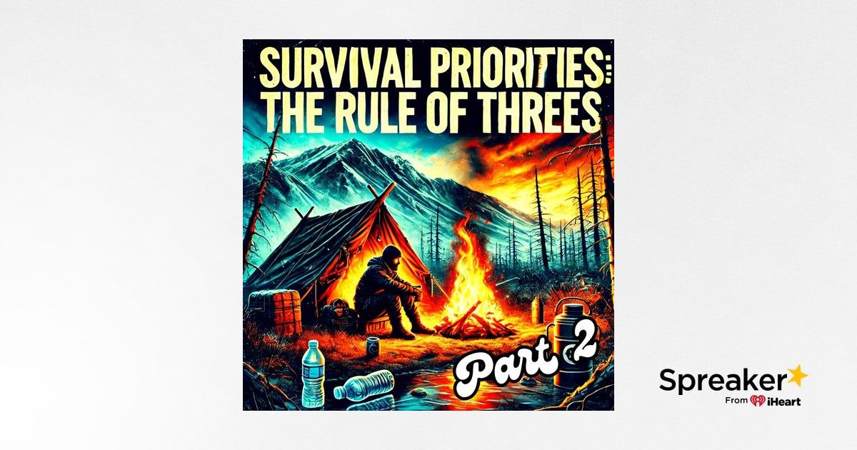 Survival 101: The Rule of Threes PART 2 - 6 Priorities That Will Save ...