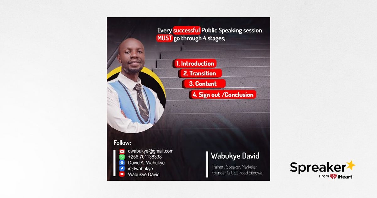 Stages Of Public Speaking