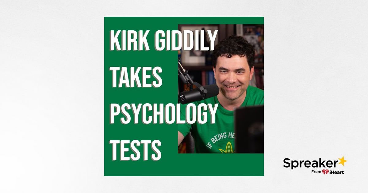 Kirk giddily takes psychology tests