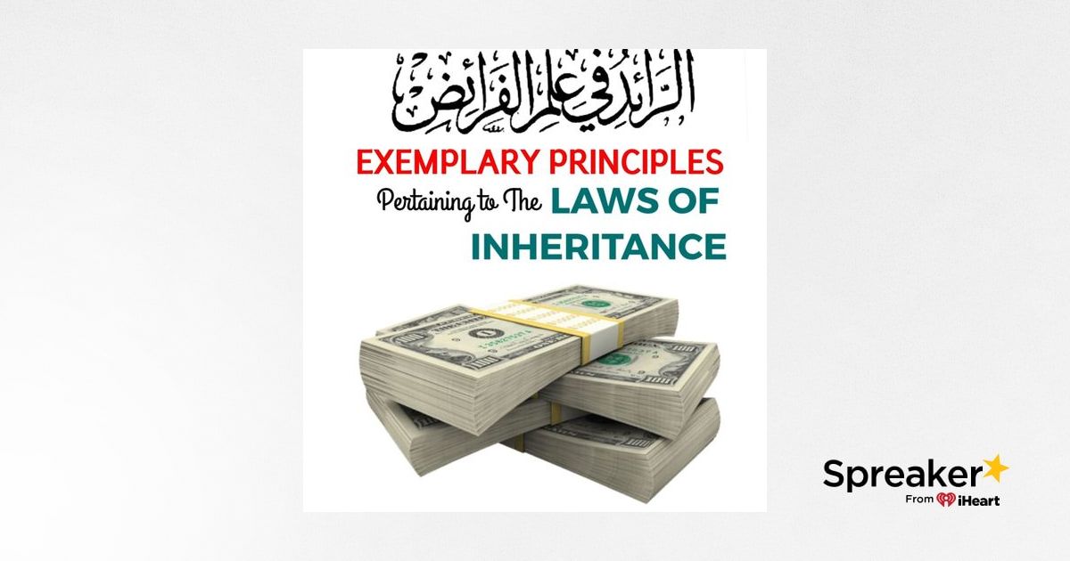 Principles Of The Laws Of Inheritance