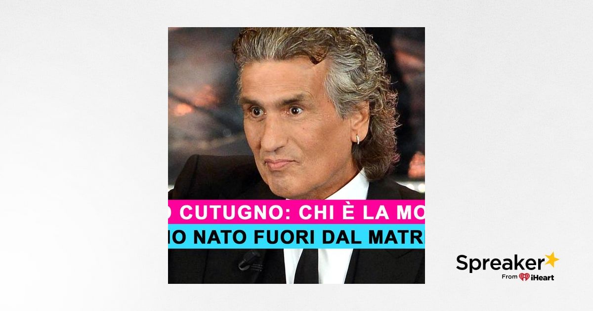 Toto Cutugno: Chi Era Sua Moglie E La Storia Del Figlio Nato Fuori Dal ...