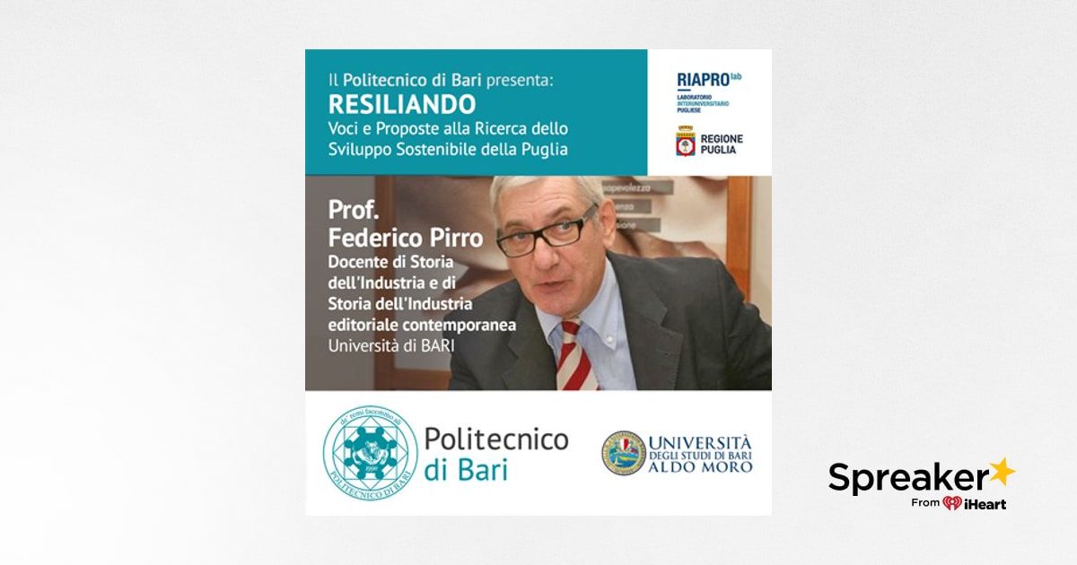 Resiliando: Intervista al Prof. Federico Pirro