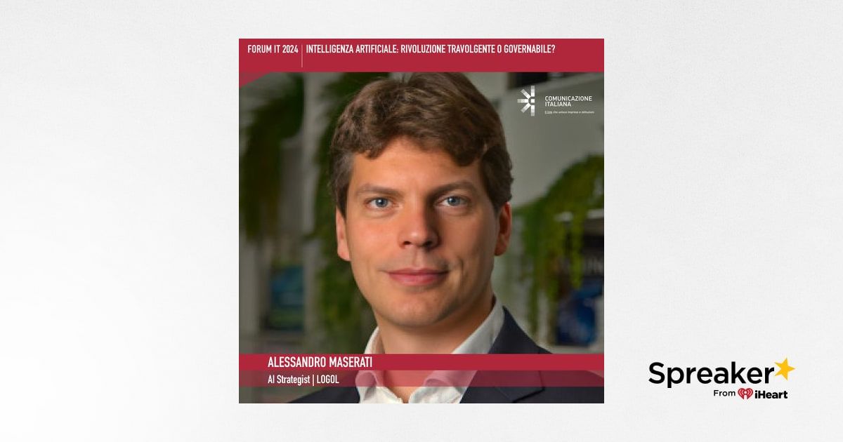 INFORMATION TECHNOLOGY FORUM 2024 | Innovation Speech | INTELLIGENZA ...