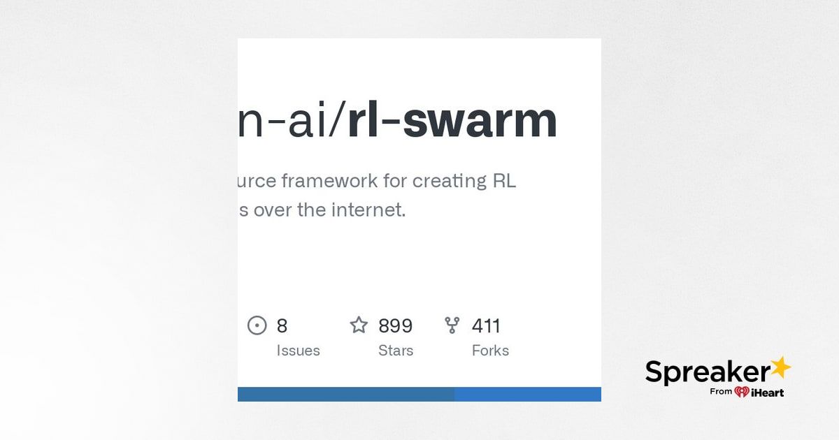GitHub - gensyn-ai/rl-swarm: A fully open source framework for creating RL training swarms over t...
